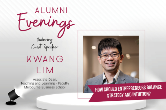 Alumni Evenings: How should entrepreneurs balance strategy and intuition?