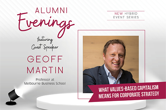 Alumni Evening with Geoff Martin