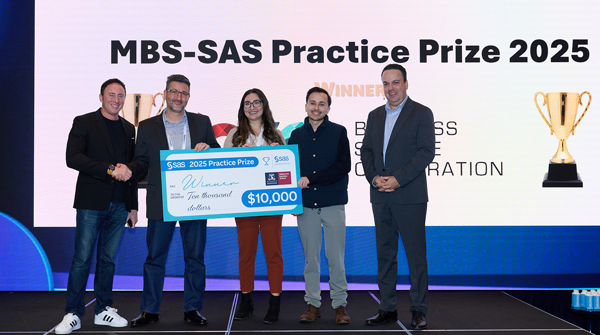 A “Google Maps” for gold takes out the SAS Practice Prize