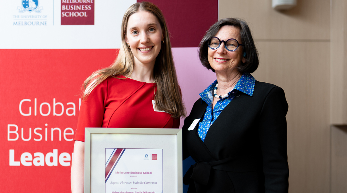 Helen Macpherson Smith Fellowship | Melbourne Business School Scholarships