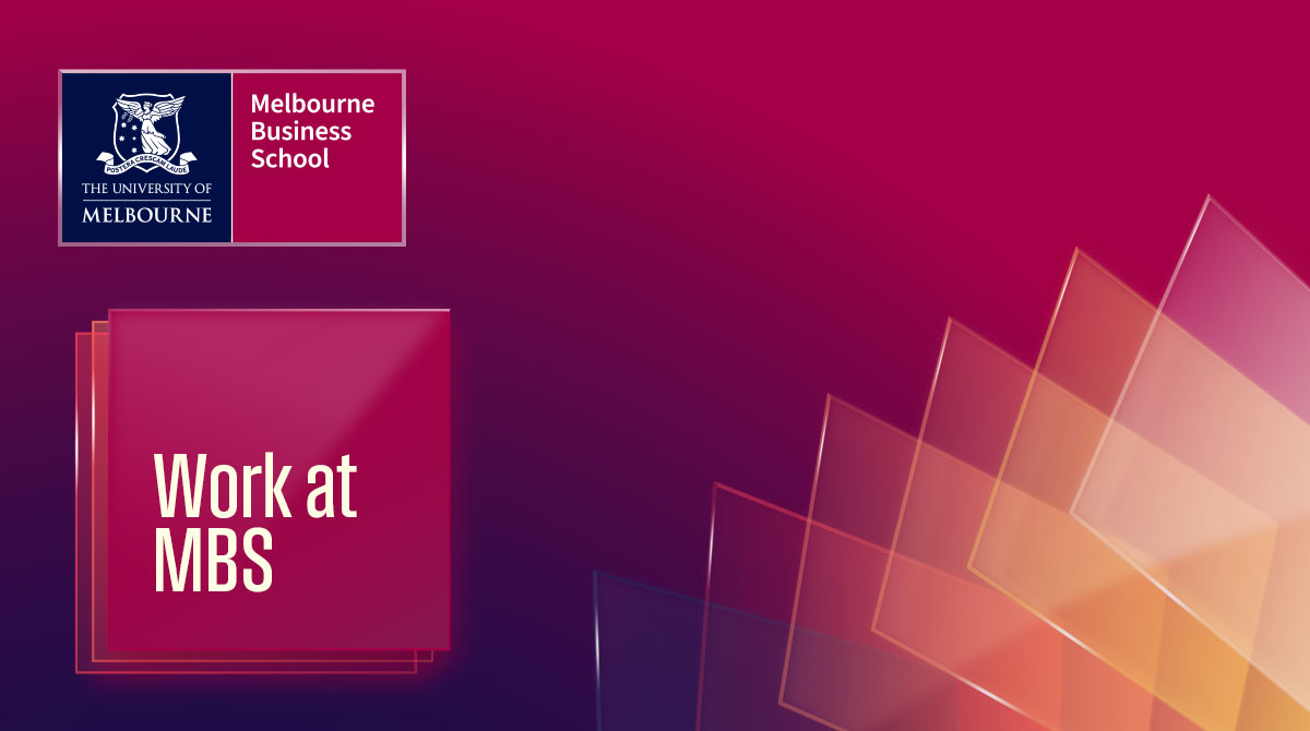 Work at MBS | Melbourne Business School